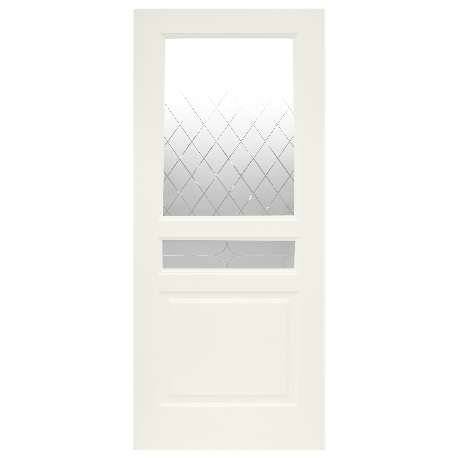 верное полотно ТДК Прованс 300/AZ стекло матовое 2000х800мм RAL 9010 ...